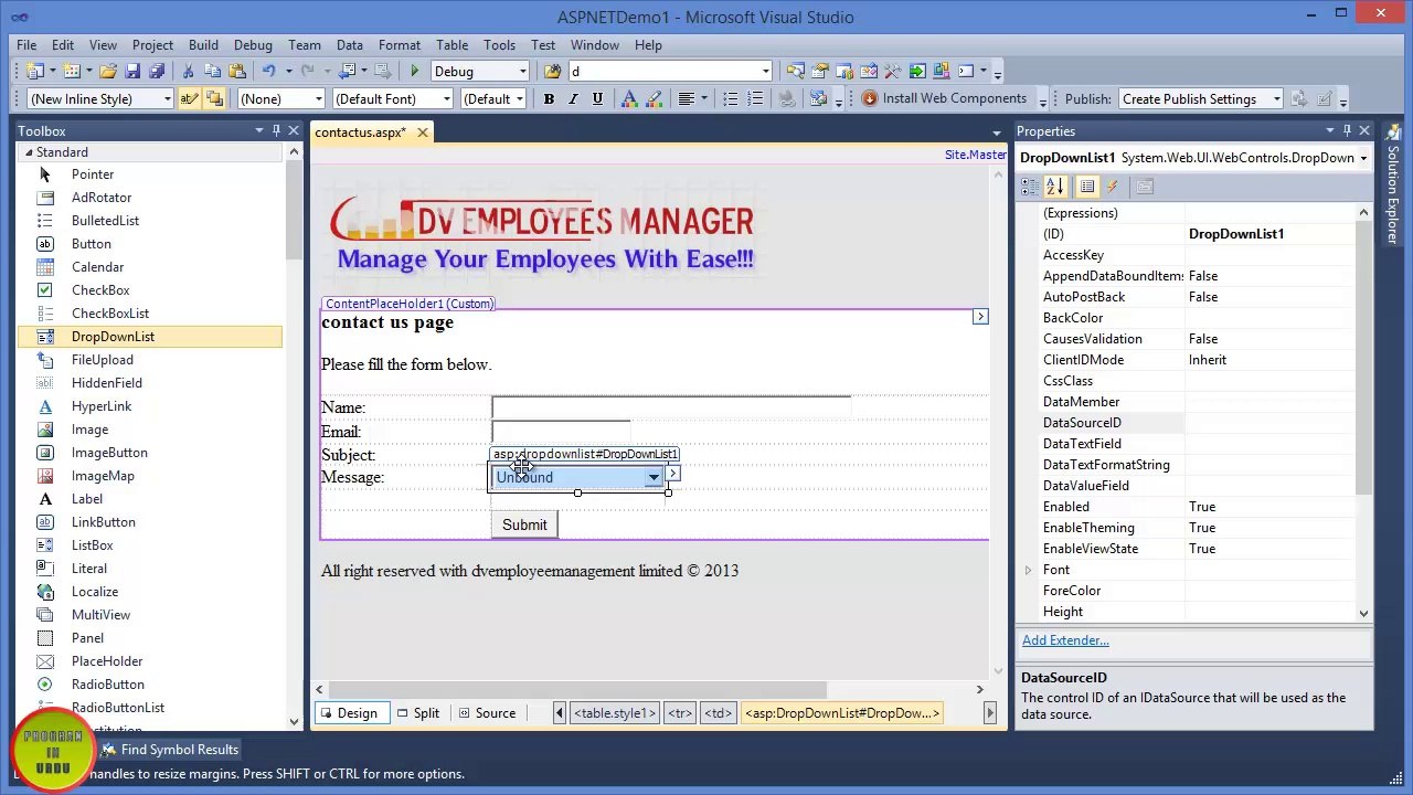 ASP.NET programming using C# In Urdu (Designing Data Entry Form ...