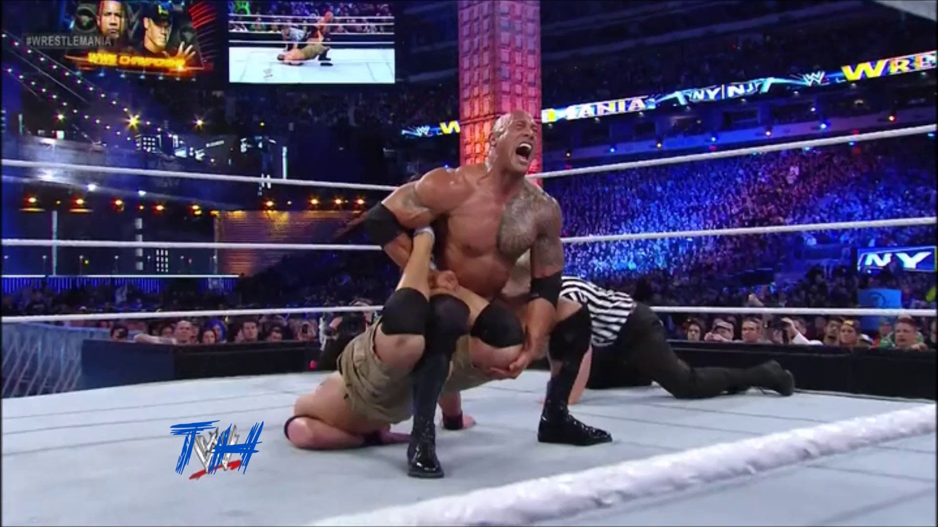 The Rock Vs John Cena Wrestlemania 29