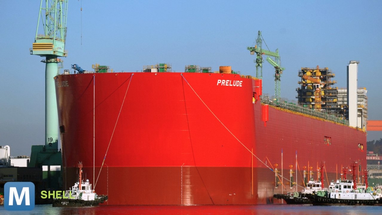 Shell’s Record-Breaking Prelude Ship is Now Afloat - video Dailymotion