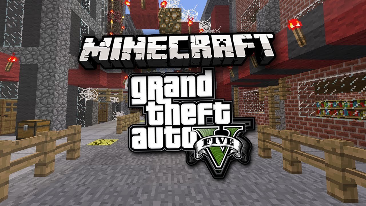 Minecraft GTA V | Grand Theft Auto 5 Mod Ep 1! " IM ON A KILL STREAK ...