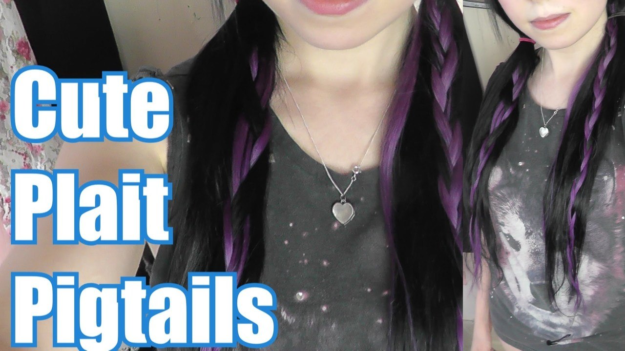 Cute Plait Pigtails Hair Tutorial - video Dailymotion