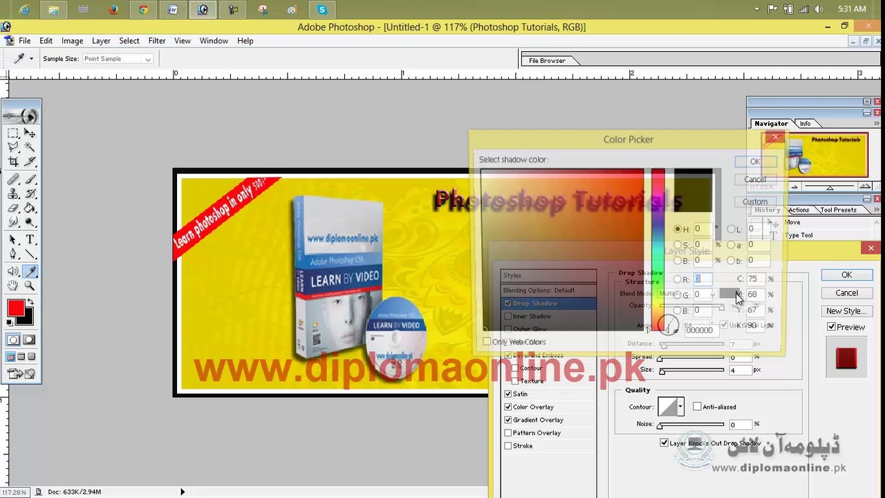 Adobe Photoshop 7.0 Lesson 51 - video Dailymotion