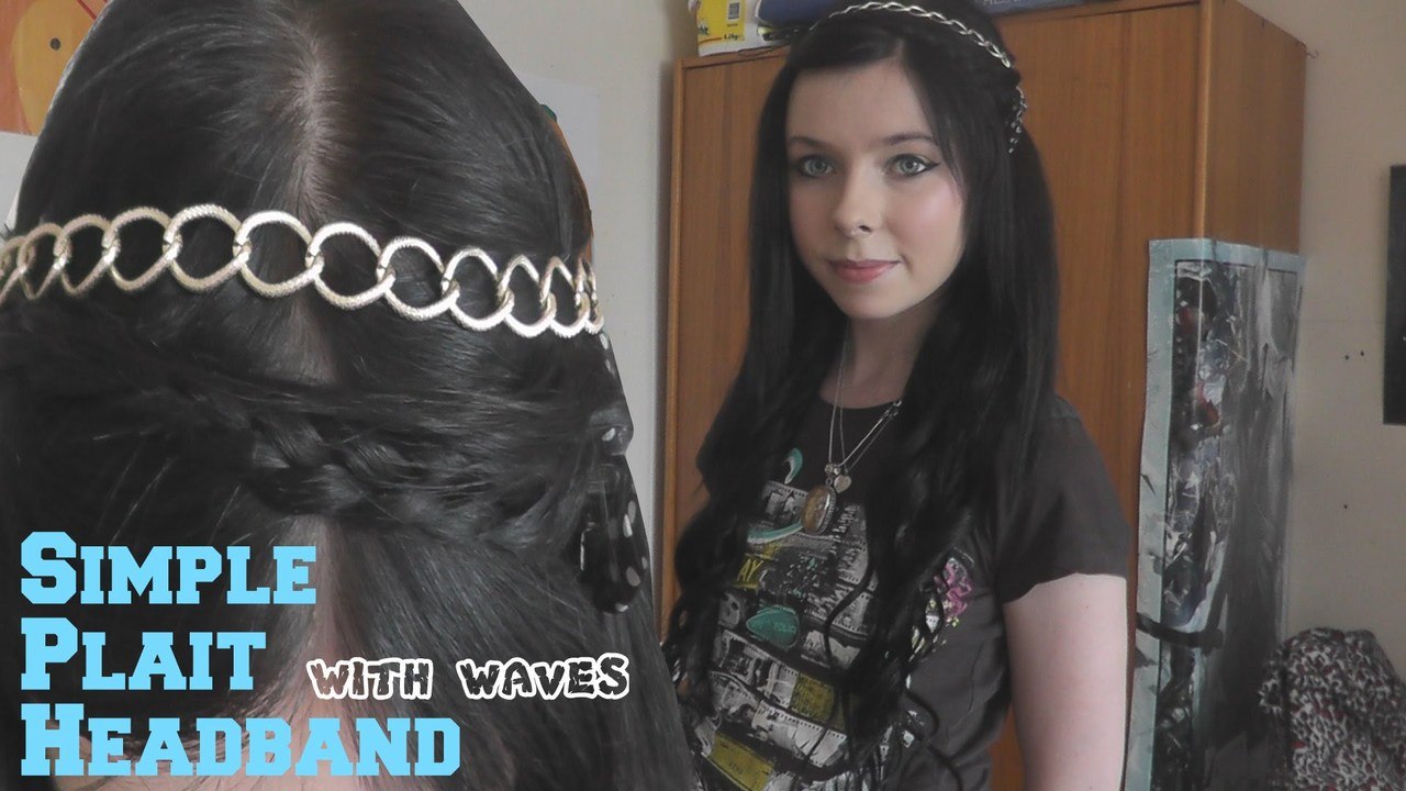 Simple Plait Headband Hair Tutorial - video Dailymotion