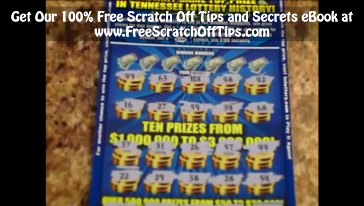$3,000,000 Mega Cash Scratch Off Ticket Big Winner - video Dailymotion