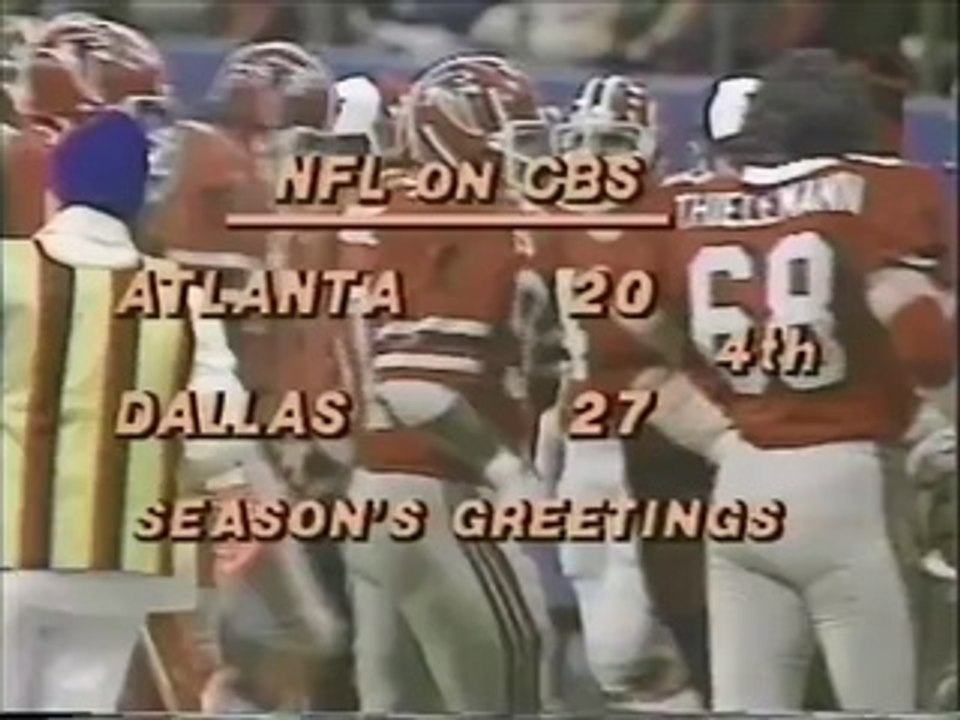 1978-12-30 Atlanta Falcons vs Dallas Cowboys NFC Divisional Part 3 ...