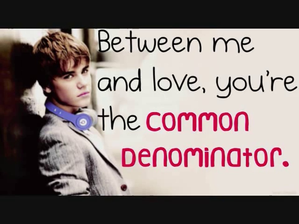 Justin Bieber - Common Denominator. [Lyrics]_youtube_original - video ...