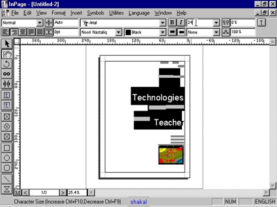 Changing Text Font-size in inpage Bravi-balochi Tutoril-part 3-2 ...