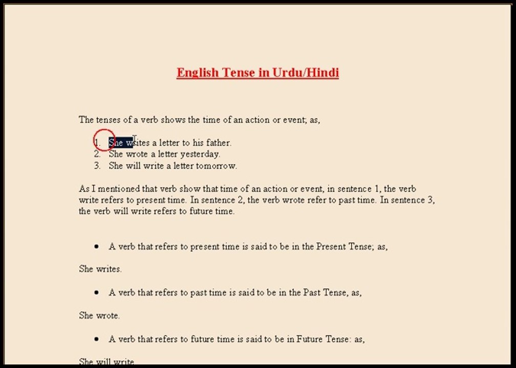 Verb Tenses In Urdu Hindi Video Dailymotion