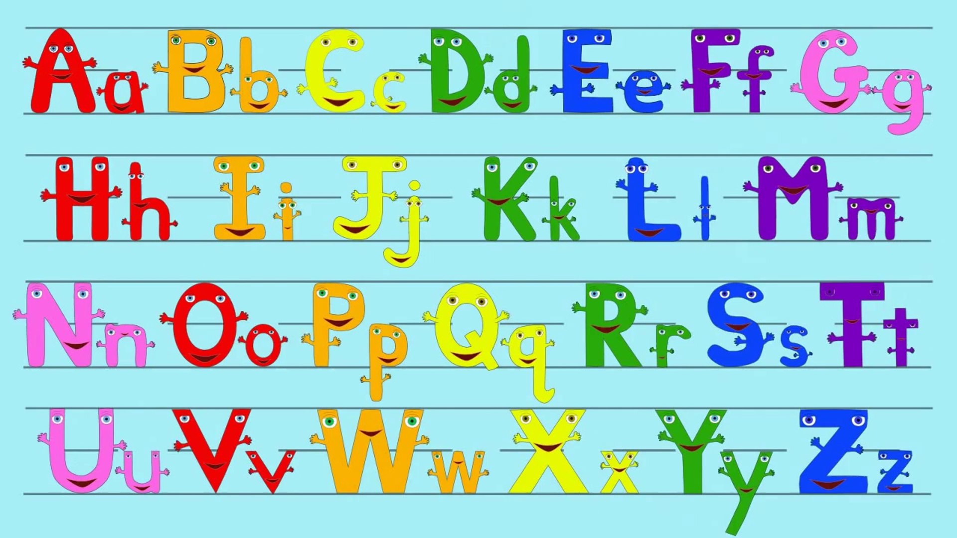 Small Alphabet Chart