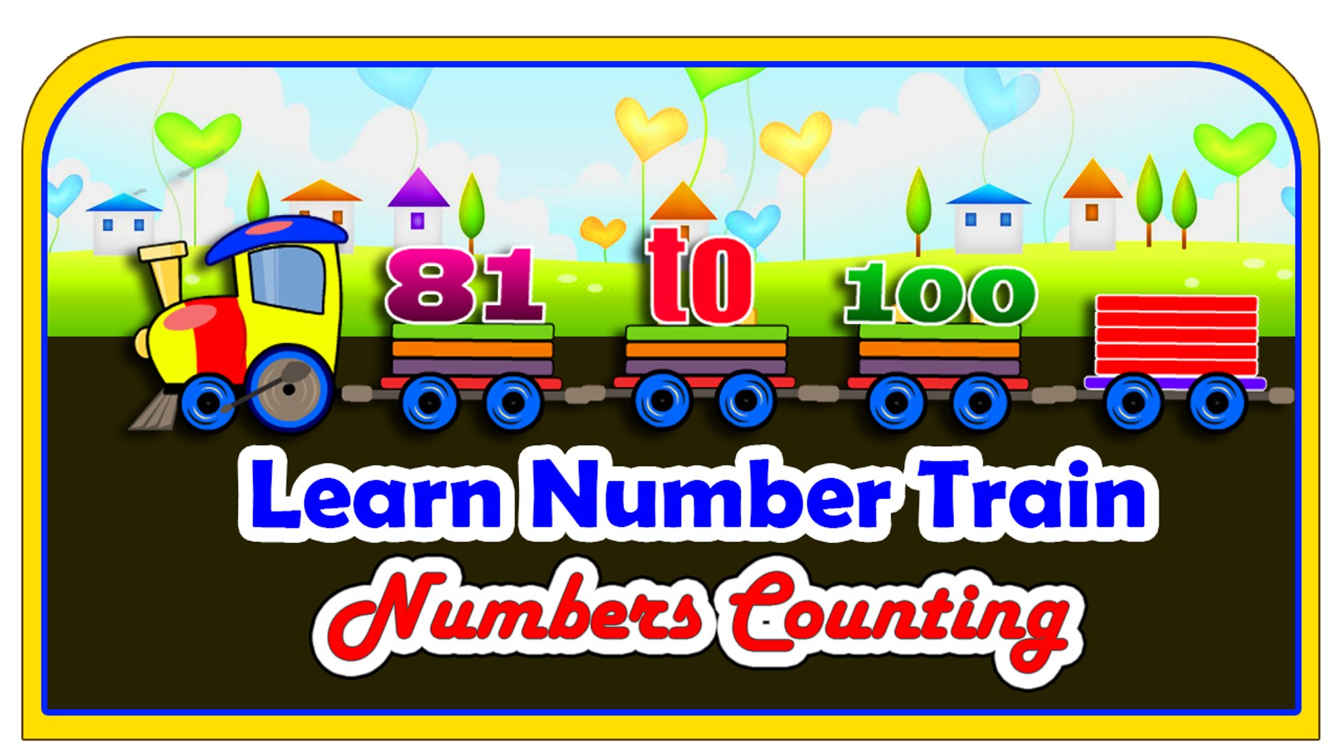 Learn Number Train Learning Numbers For Kids Numbers Buy Number Train,