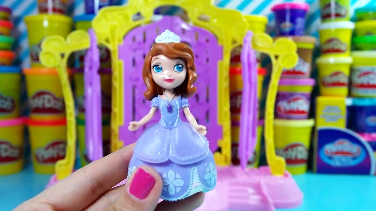 disney play doh princess sofia the first doll play doh dress playdough ...