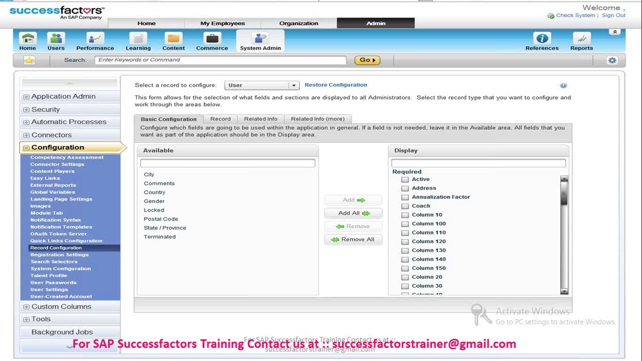 SAP SUCCESSFACTORS LMS ONLINE TRAINING - video Dailymotion