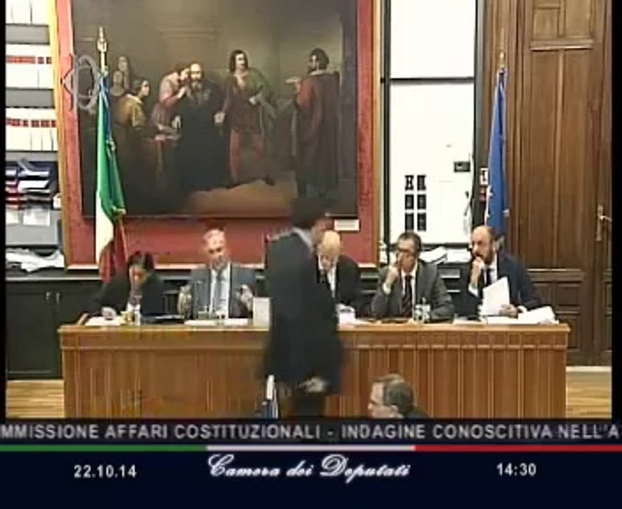 Roma - Audizioni su revisione seconda parte Costituzione - Di Pace (22. ...
