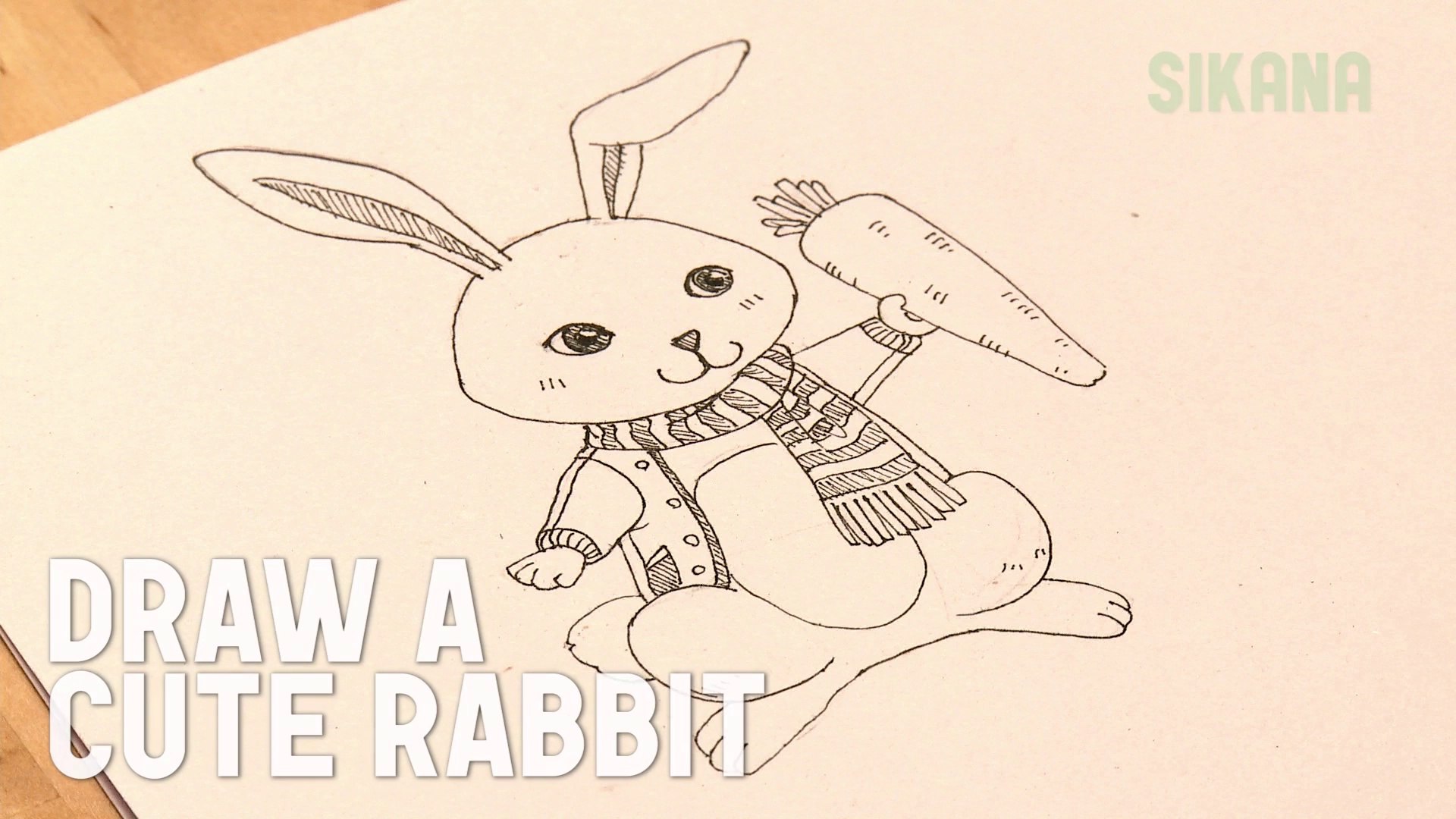 How To Draw A Cute Rabbit