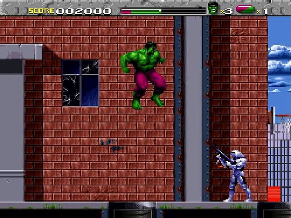 The Incredible Hulk - Gameplay - snes - Vidéo Dailymotion