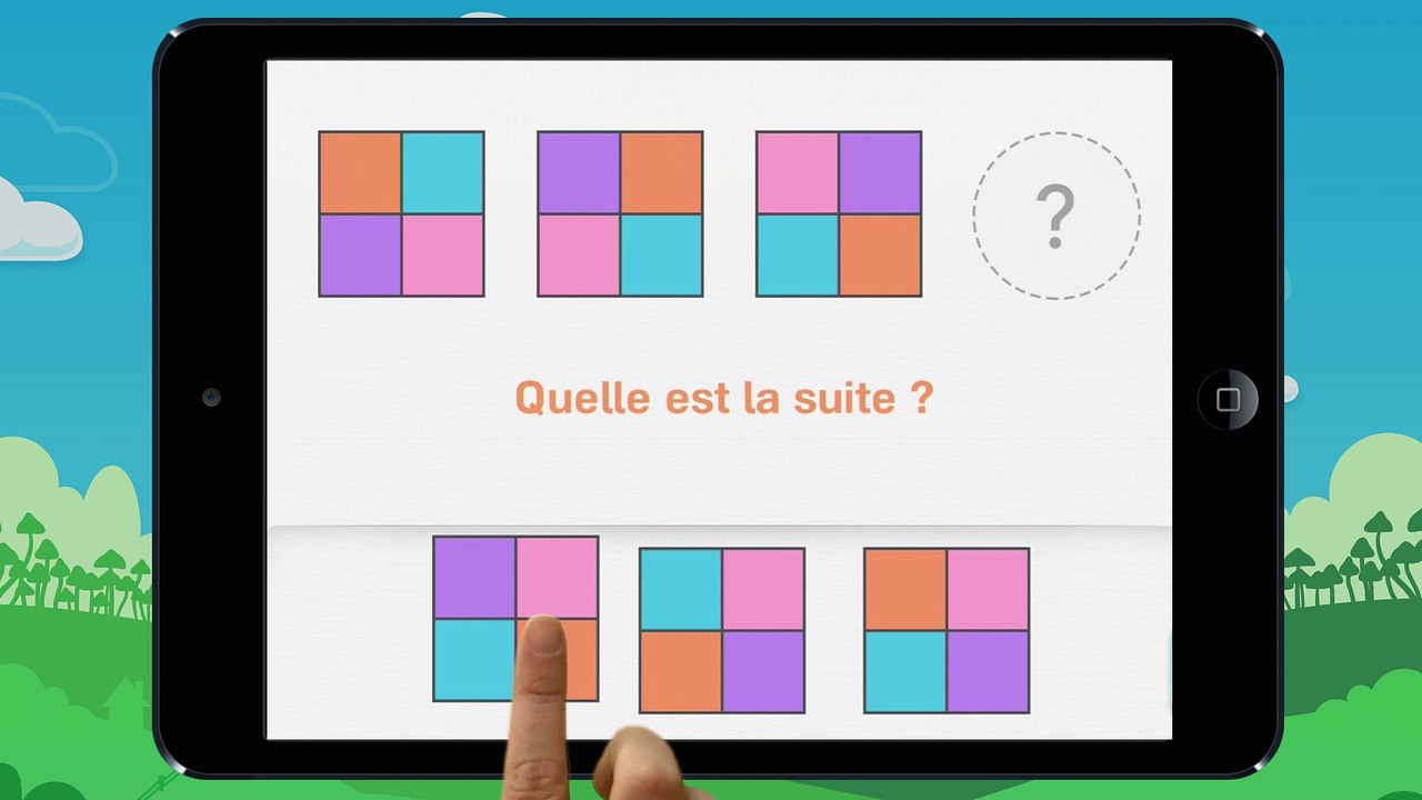 Les suites logiques : formes et couleurs - vidéo 4 - Vidéo Dailymotion