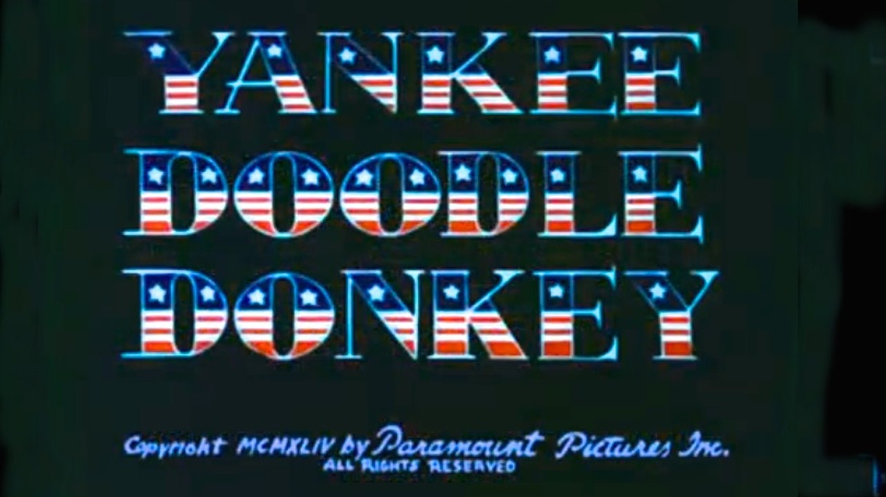 Noveltoons - Yankee Doodle Donkey (1944) Classic Animation Cartoon ...