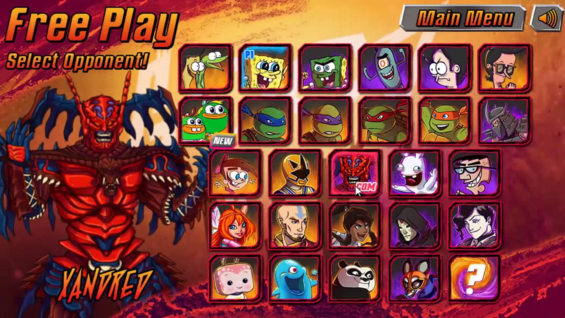 cartoon network fighting game