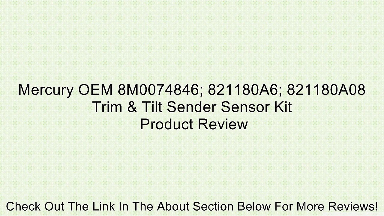 Mercury OEM 8M0074846; 821180A6; 821180A08 Trim & Tilt Sender Sensor ...