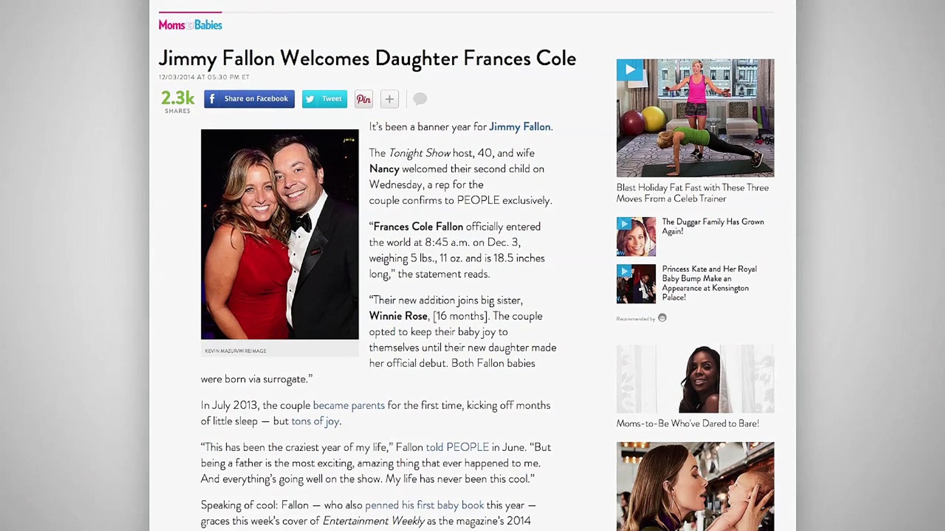 Jimmy Fallon Baby Winnie