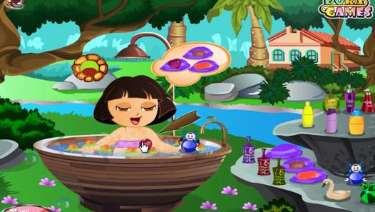 Dora The Explorer Take Bath - Dora Games - video Dailymotion