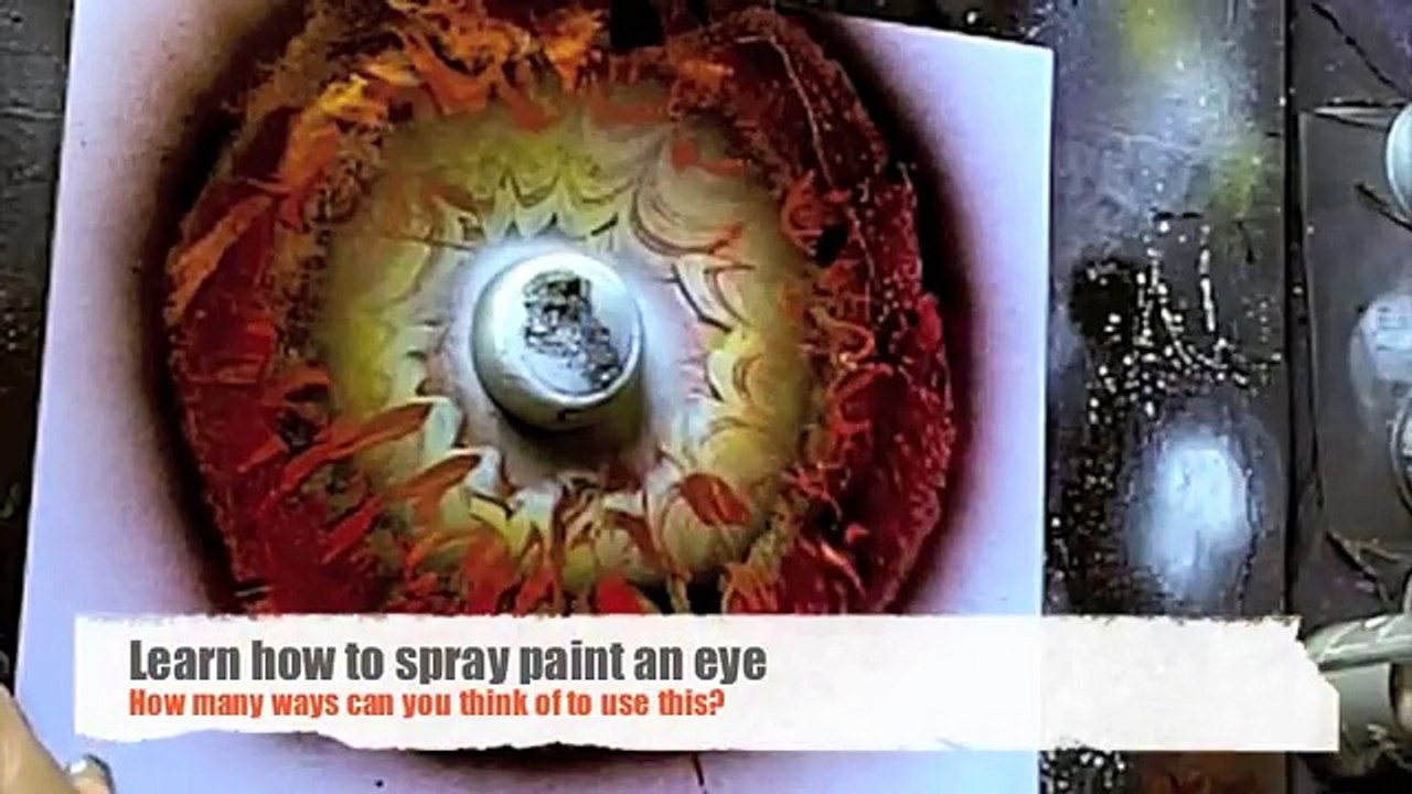 April 2014 spray paint art secrets,spray paint eye,black and white ...