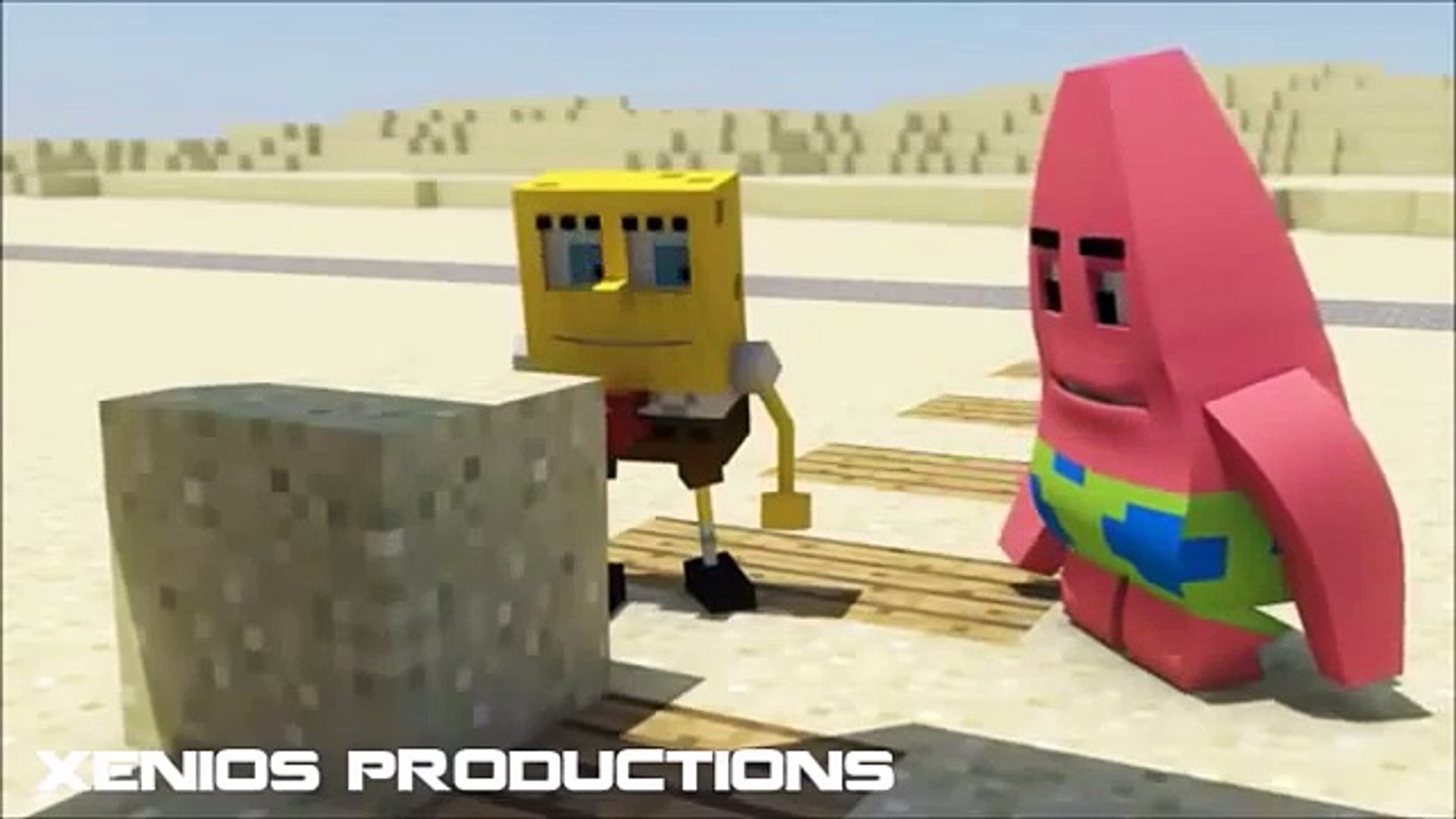 Spongebob In Minecraft Animation