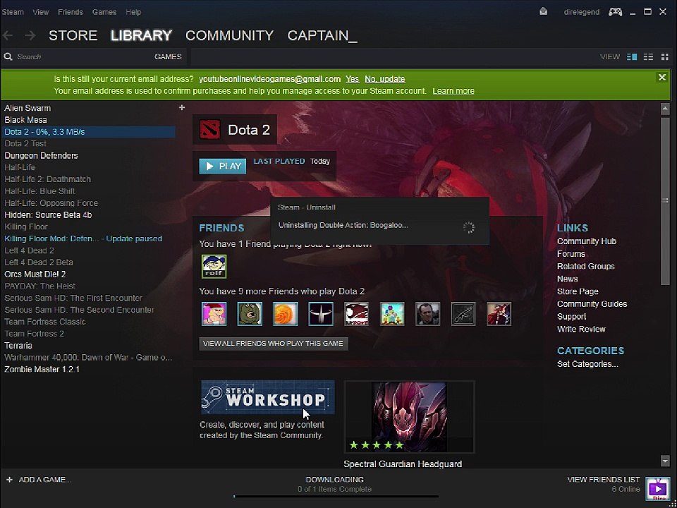Tutorial For How To Install and Download Dota 2 On Steam - video ...