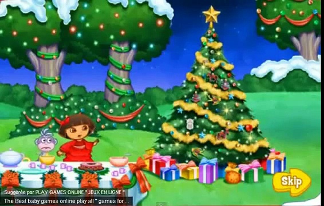 Dora l'Exploratrice Decorate the Christmas Tree Noel Dora the Explorer ...