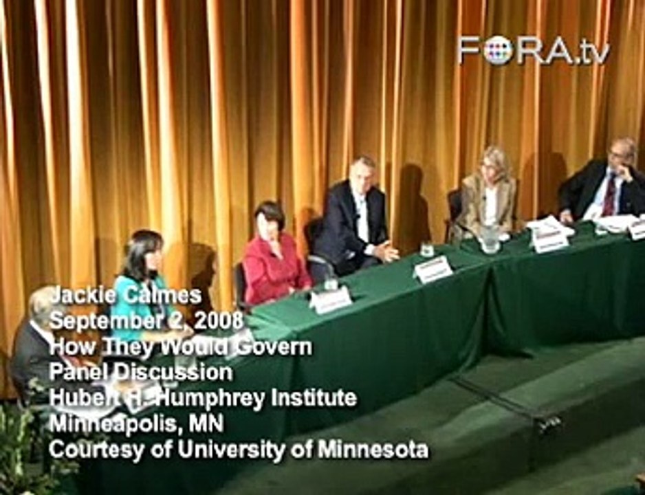 Jackie Calmes Discourages Judging Presidential Campaigns - video ...