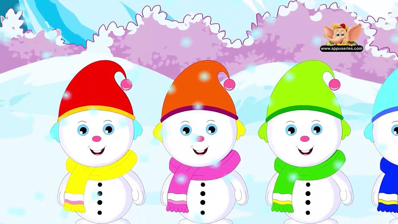 Five Little Snowmen Nursery Rhyme - video Dailymotion