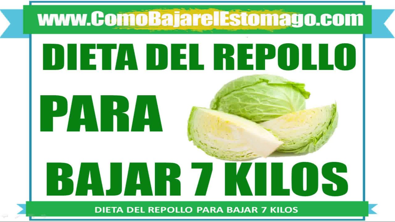 Dieta del Repollo para Bajar 7 Kilos - Vídeo Dailymotion