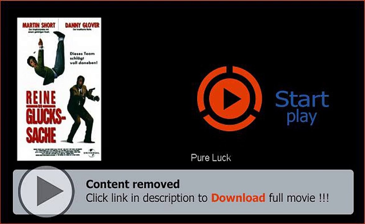 Download Pure Luck Movie Full Movie High Quality – Видео Dailymotion