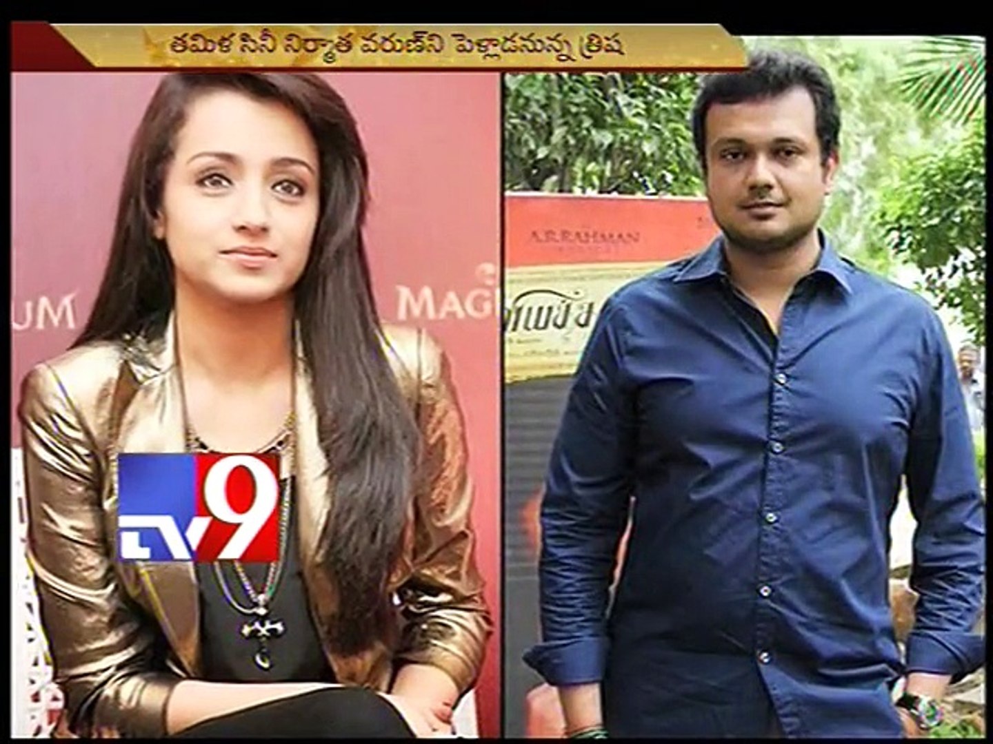 Actress Trisha Marriage Photos