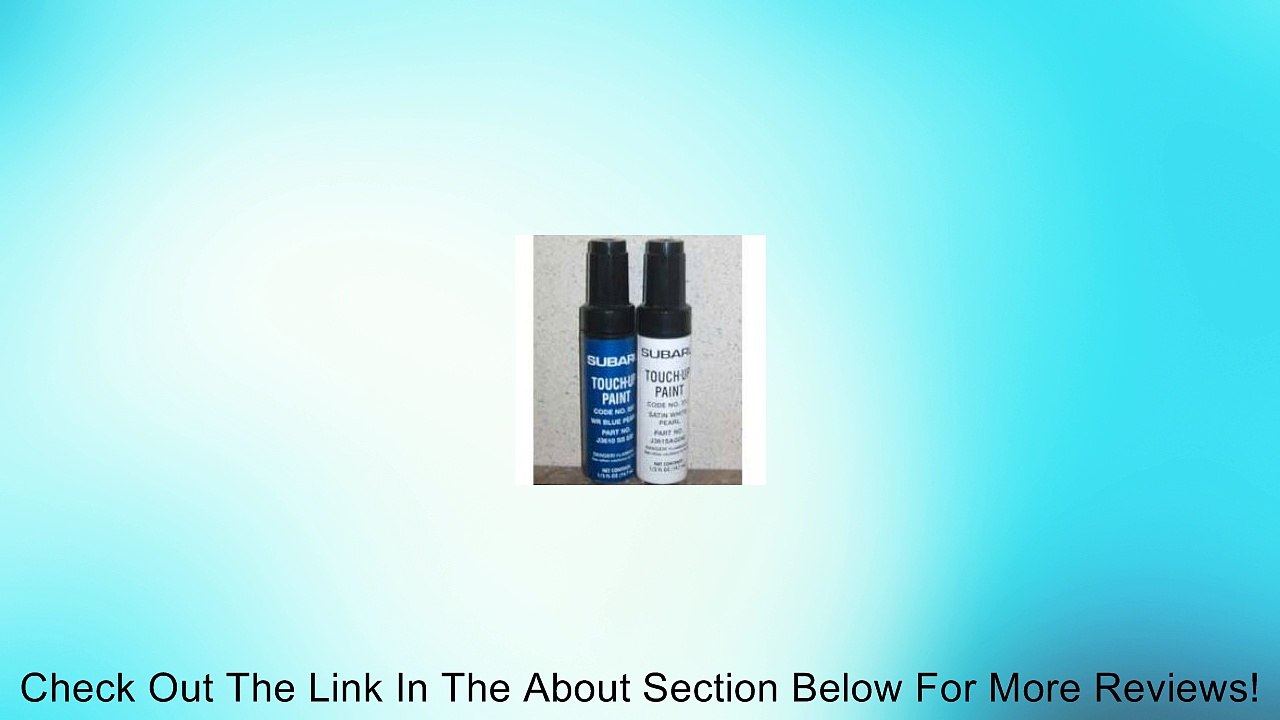 Genuine OEM Subaru Satin White Pearl Touch Up Paint - Code 37J ...
