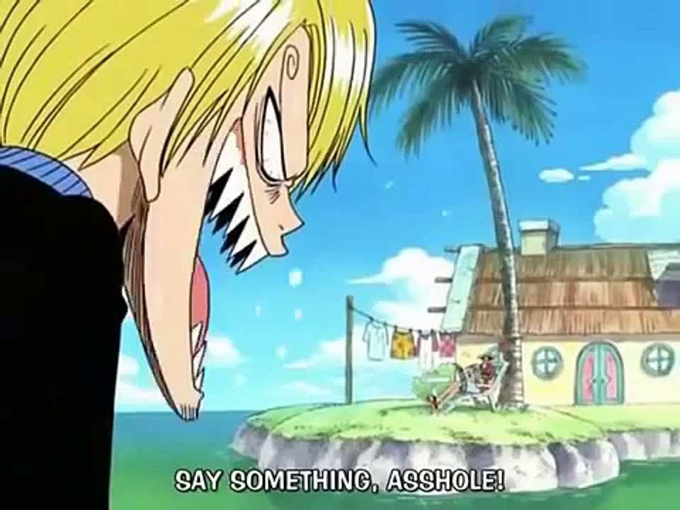 one piece funny moment (video 1)- sanji and zoro get so angry - video ...