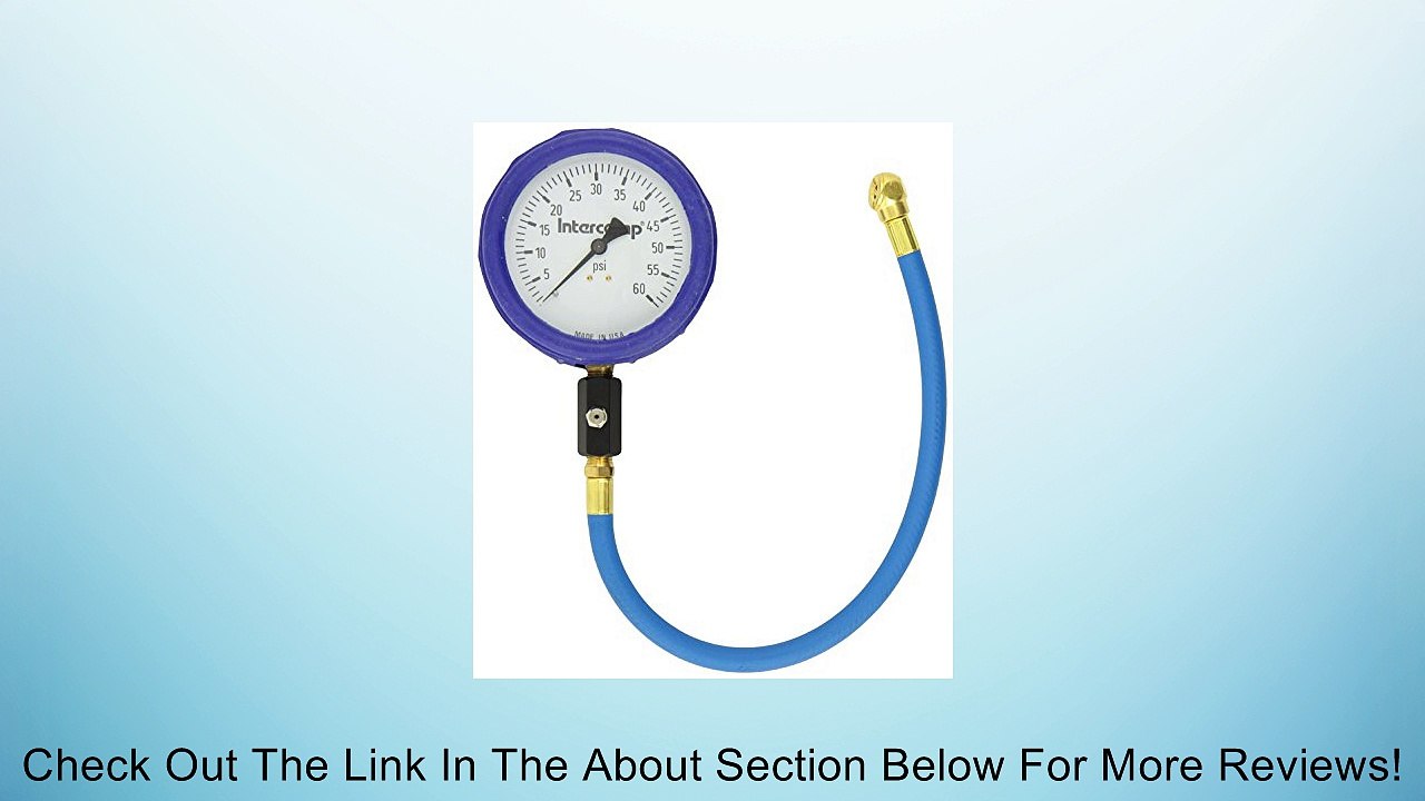Intercomp (360060) 4" 60 PSI Glow Air Pressure Gauge Review - video ...