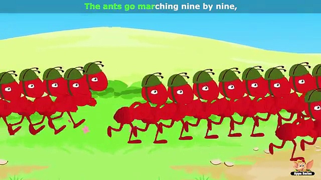 The Ants Go Marching - Nursery Rhyme with Karaoke.mp4 - video Dailymotion