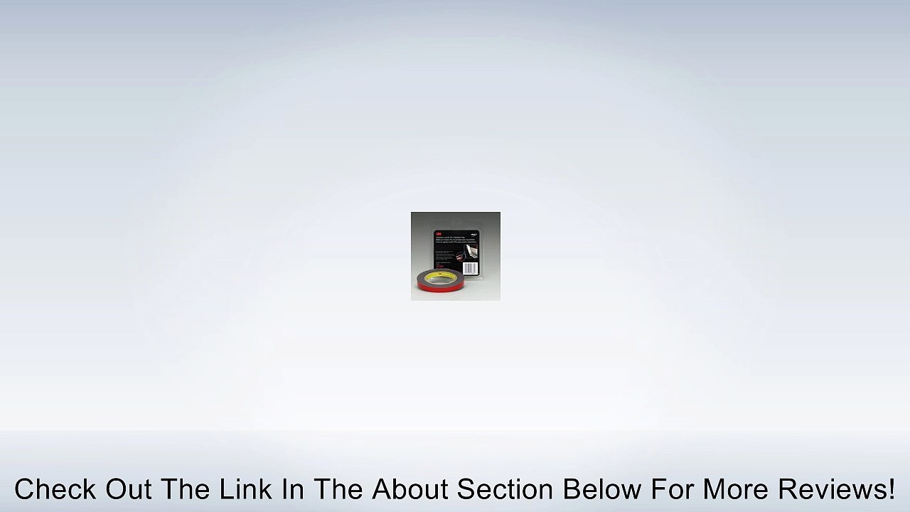 3M(TM) Automotive Acrylic Plus Attachment Tape 06384, Black, 1/2 In X 5 ...