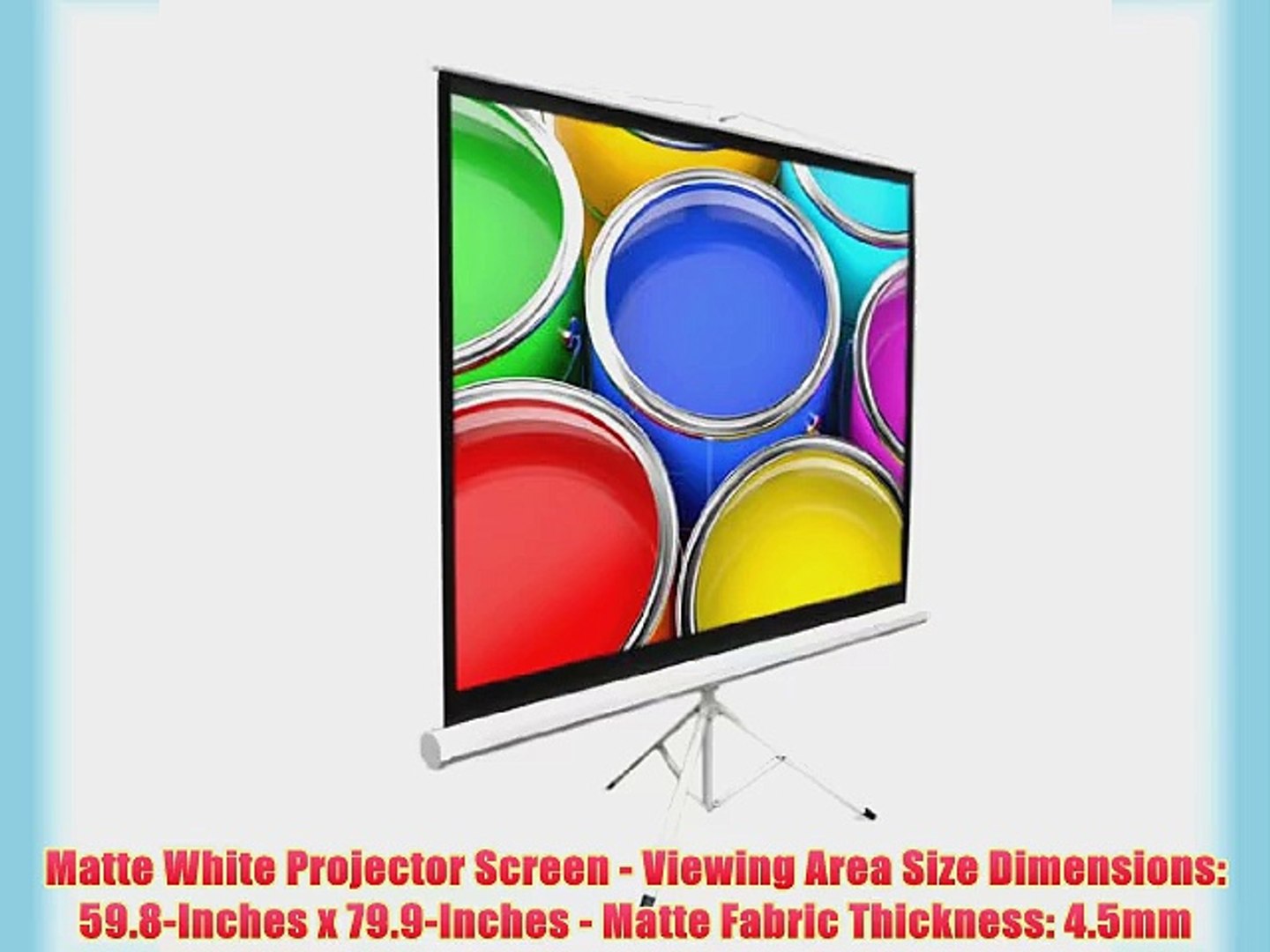 NEW Pyle PRJSF1009 Universal Floor Standing Portable Roll-Down ...