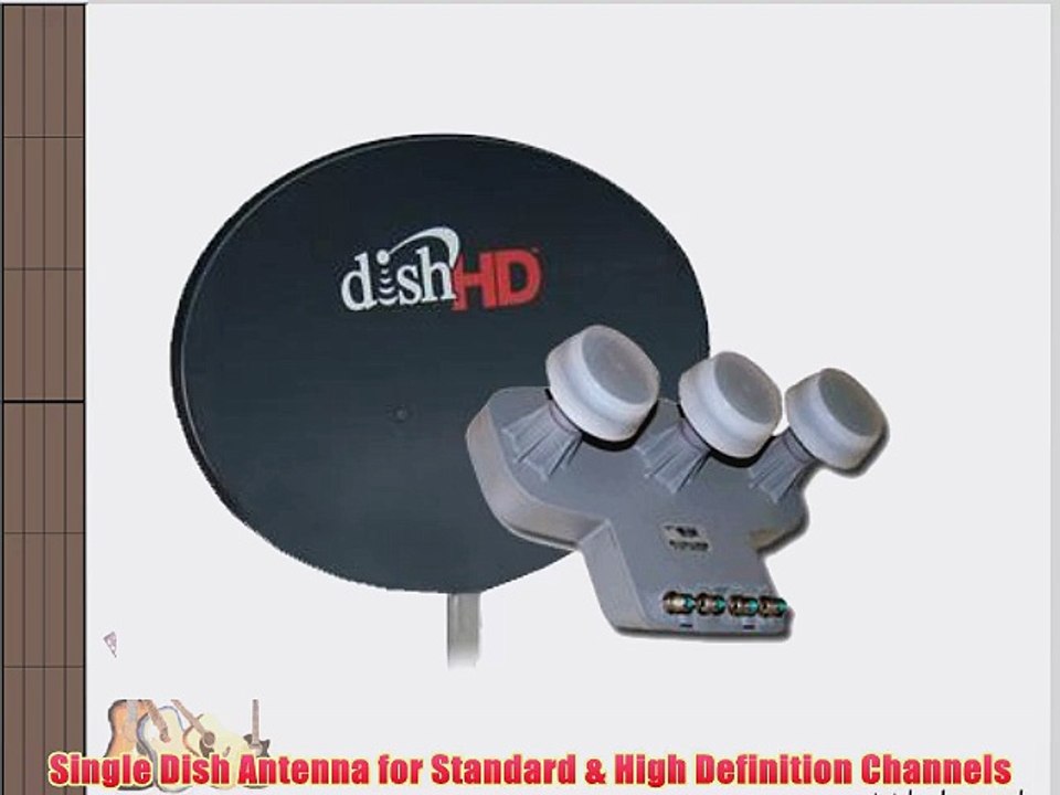 Dish Network 1000.2 Dish 110 119 129 Satellites High Definition Dish ...