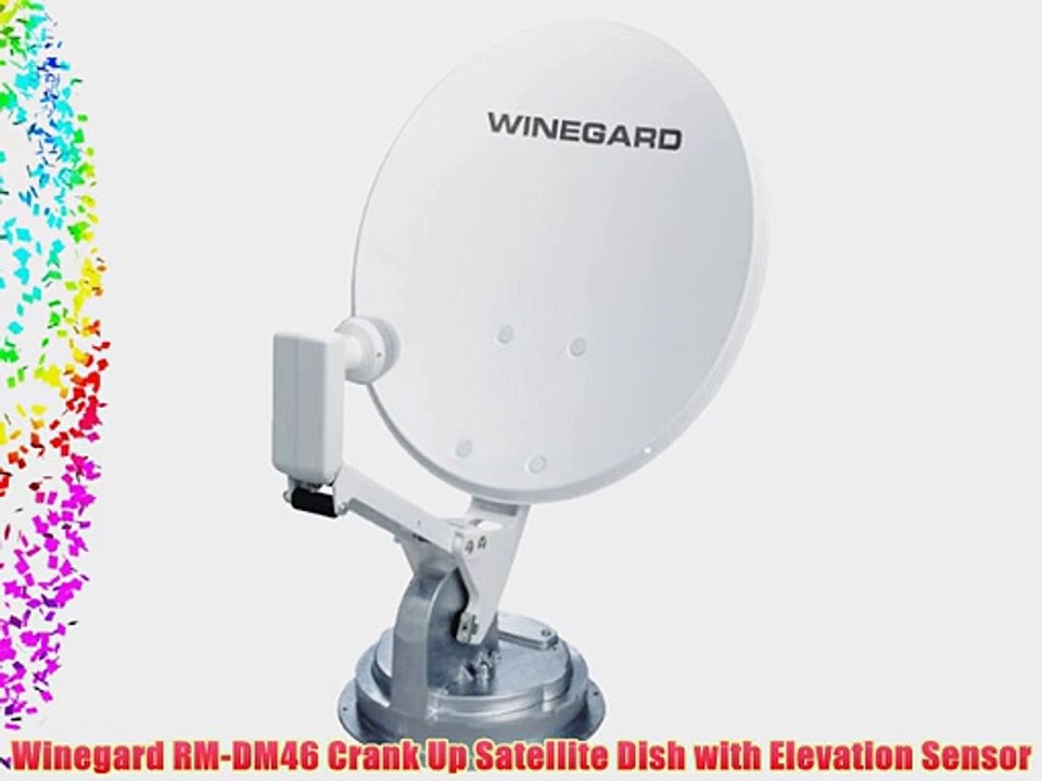 Winegard RM-DM46 Crank Up Satellite Dish with Elevation Sensor - video ...