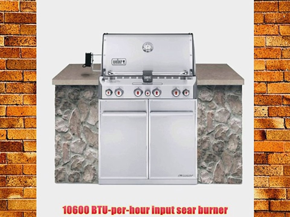 Weber Summit S-460 Built-In Natural Gas in Stainless Steel Grill ...