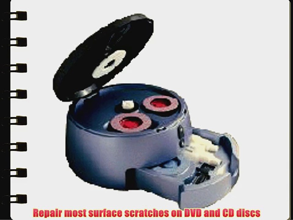 Professional DVD/CD Disc Cleaner and Reconditioner - Cleans Blu-Ray ...