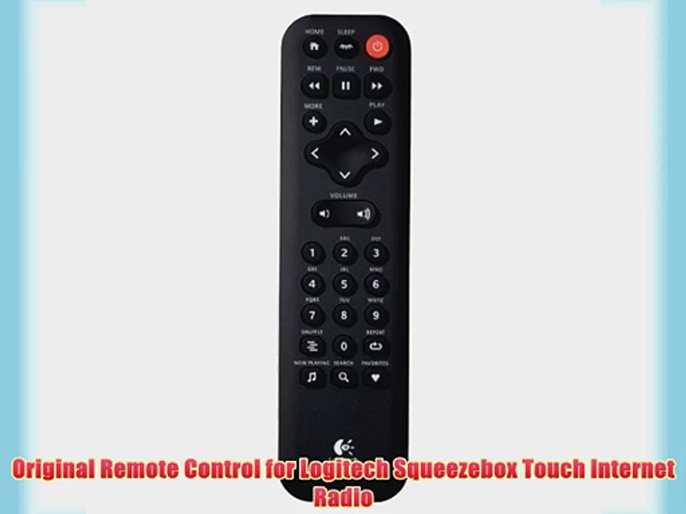 Original Remote Control for Logitech Squeezebox Touch Internet Radio - video Dailymotion