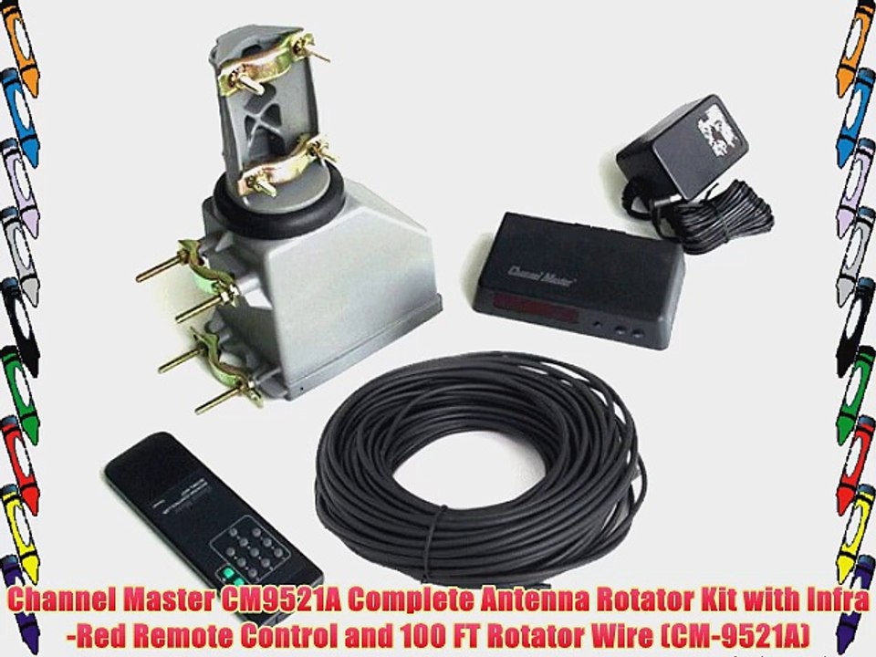 Channel Master CM9521A Complete Antenna Rotator Kit with Infra-Red ...