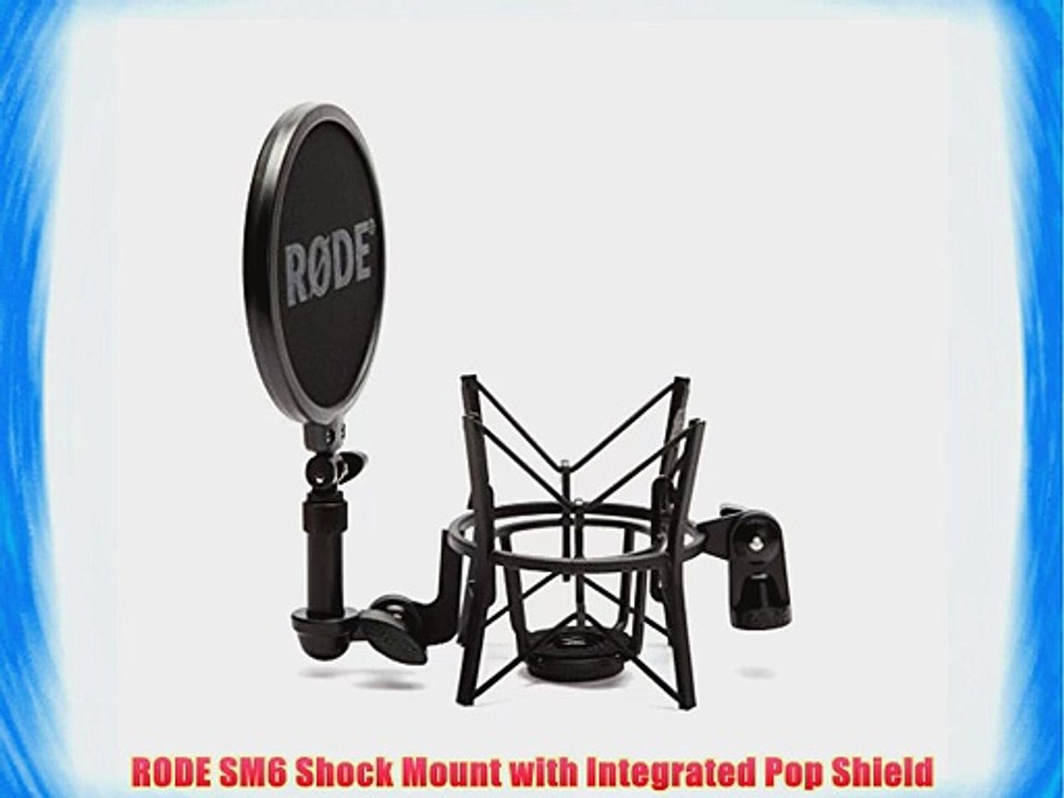 RODE SM6 Shock Mount with Integrated Pop Shield - video Dailymotion