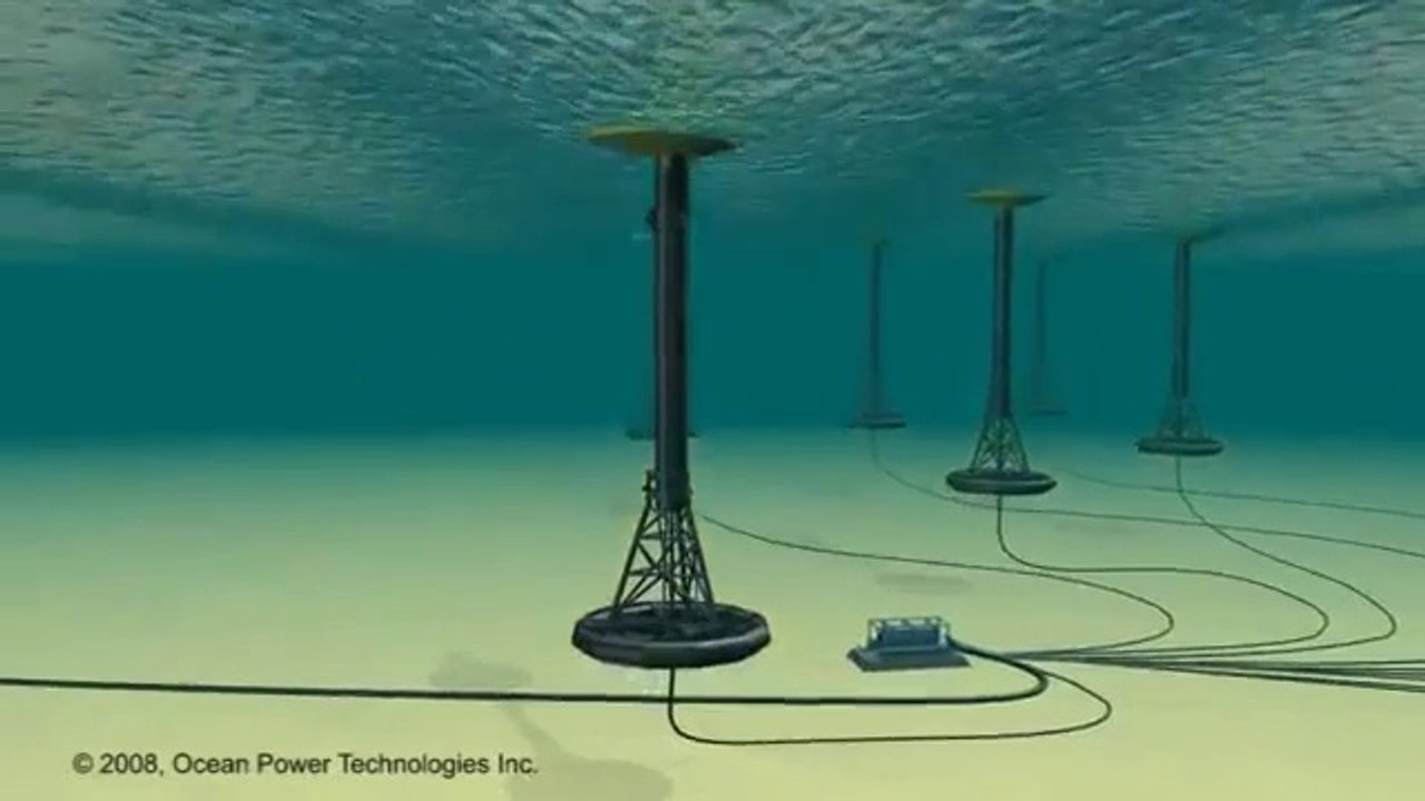 Ocean Power Technologies PB150 PowerBuoy Animation (Low) - video ...