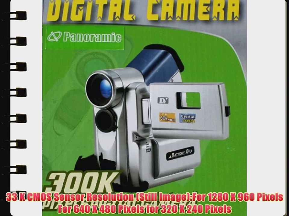 Panoramic DC4000 Digital Camera 300K Pixels - PC/Web Cam Mode - video ...