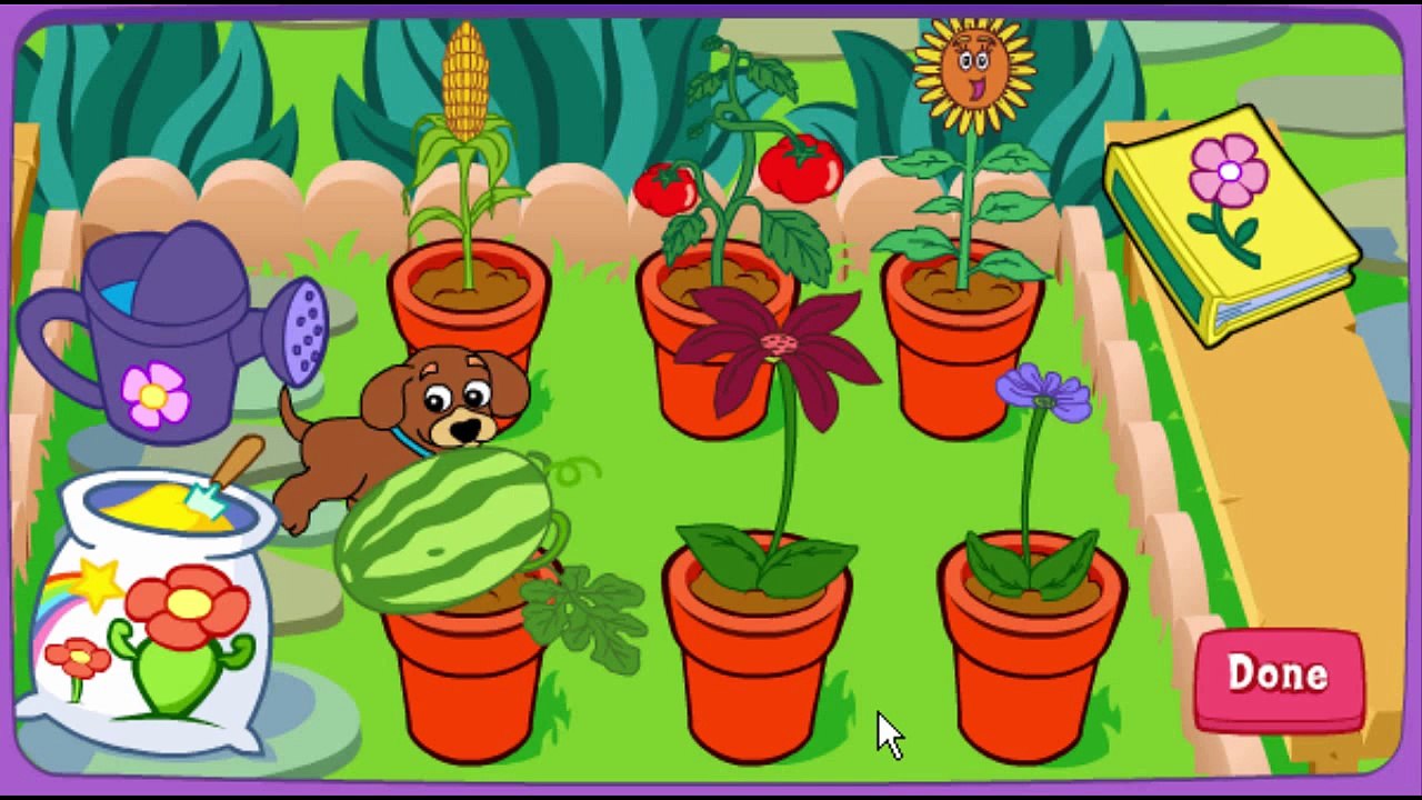 Dora The Explorer Dora's Magical Garden Animation Nick Jr Nickjr Game ...
